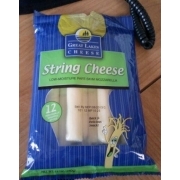 Great Lakes Cheese String Cheese: Calories, Nutrition Analysis & More ...
