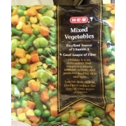 H-E-B Mixed Vegetables: Calories, Nutrition Analysis & More | Fooducate
