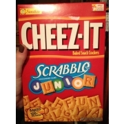 Cheez-It Scrabble Junior Crackers: Calories, Nutrition Analysis & More ...