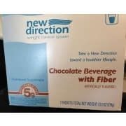 New Direction Weight Control System, Chocolate Beverage With Fiber ...