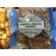 Amport Foods Rosted & Unsalted Almonds: Calories, Nutrition Analysis ...