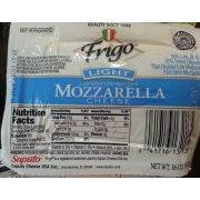 Frigo Cheese, Lite Mozzarella: Calories, Nutrition Analysis & More ...