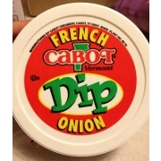 Cabot Vermont Sour Cream Dip, French Onion: Calories, Nutrition ...