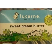 Lucerne Sweet Cream Butter: Calories, Nutrition Analysis & More | Fooducate