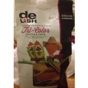 De Lish Tri-Color Tortilla Chips: Calories, Nutrition Analysis & More ...