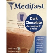 Medifast Dark Chocolate Antioxidant Shake: Calories, Nutrition Analysis ...