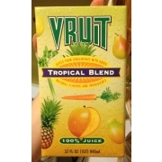 Vruit Tropical Blend, 100% Juice: Calories, Nutrition Analysis & More ...
