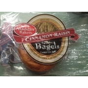 Aladdin Bakers Cinnamon Raisin Bagels: Calories, Nutrition Analysis ...