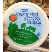 Trader Joe's Crumbled Ricotta Salata: Calories, Nutrition Analysis ...