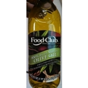 Food Club 100% Extra Virgin First Pressed Olive Oil: Calories ...