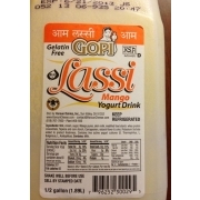Gopi Lassi Mango Yogurt Drink: Calories, Nutrition Analysis & More ...