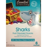 Essential Everyday Assorted Fruit Flavored Snacks: Calories, Nutrition ...