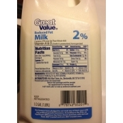 Great Value Reduced Fat Milk: Calories, Nutrition Analysis & More ...