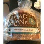 Bread Alone Bakery Organic Peasant Bread: Calories, Nutrition Analysis ...