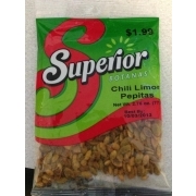 Superior Botanas, Chili Limon Pepitas: Calories, Nutrition Analysis ...