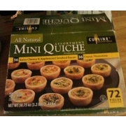 Cuisine Adventures Mini Quiche, Variety Pack: Calories, Nutrition ...