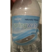 Meijer Spring Water: Calories, Nutrition Analysis & More | Fooducate