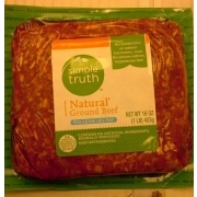 Simple Truth Ground Beef: Calories, Nutrition Analysis & More | Fooducate