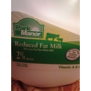 Park Manor Reduced Fat Milk: Calories, Nutrition Analysis & More ...