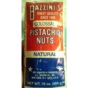 Bazzini's Colossal Natural Pistachio Nuts: Calories, Nutrition Analysis ...