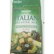 Meijer Dressing Mix, Italian: Calories, Nutrition Analysis & More ...