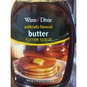 Winn Dixie Artificially Flavored Butter Flavor Syrup: Calories ...