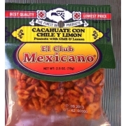 El Club Mexicano Peanuts With Chili And Lemon: Calories, Nutrition ...