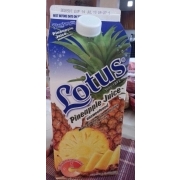 Lotus Pineapple Juice: Calories, Nutrition Analysis & More | Fooducate