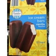 Sundae Shoppe Ice Cream Bars, Vanilla Flavored: Calories, Nutrition ...