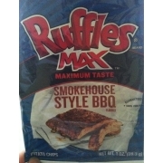Ruffles Smokehouse Style BBQ Flavor Potato Chips: Calories, Nutrition ...