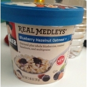 Quaker Real Medley's Blueberry Hazelnut Oatmeal: Calories, Nutrition ...
