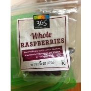 365 Everyday Value Whole Raspberries: Calories, Nutrition Analysis ...