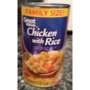 Great Value Soup, Condensed, Chicken with Rice, Family Size: Calories ...