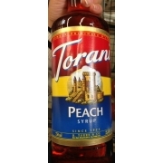 Torani Peach Syrup: Calories, Nutrition Analysis & More | Fooducate