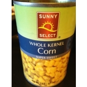 Sunny Select Whole Kernel Corn: Calories, Nutrition Analysis & More ...