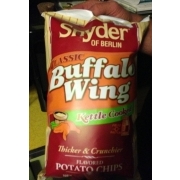 Snyder Of Berlin Potato Chips, Kettle Cooked, Classic Buffalo Wing ...