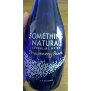 Something Natural Strawberry Peach Sparkling Water: Calories, Nutrition ...