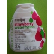 Meijer Liquid Water Enhancer, Strawberry Watermelon: Calories ...