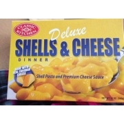 Classic Kitchen Deluxe Shells And Cheese Dinner: Calories, Nutrition ...