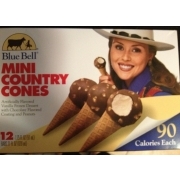 Blue Bell Mini Country Cones: Calories, Nutrition Analysis & More ...