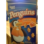Great Value Penguins Cheddar Crackers: Calories, Nutrition Analysis ...
