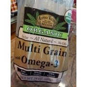 Alpine Valley Multi Grain With Omega 3, Bread: Calories, Nutrition ...