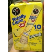 4 C Totally Light Go2, Lemonade, Drink Mix: Calories, Nutrition ...