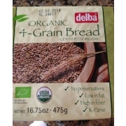 Delba Grain Bread: Calories, Nutrition Analysis & More | Fooducate
