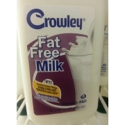 Crowley Fat Free Milk: Calories, Nutrition Analysis & More | Fooducate