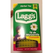 Lagg's Herbal Tea, Manzanilla Chamomile: Calories, Nutrition Analysis ...