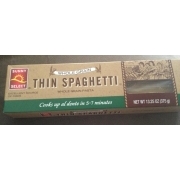 Sunny Select Whole Grain Thin Spaghetti, Whole Grain Pasta: Calories ...