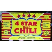 4 Star Beef Chili: Calories, Nutrition Analysis & More | Fooducate