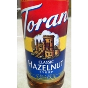 Torani Classic Hazelnut Syrup: Calories, Nutrition Analysis & More ...