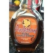 Anderson's Pure Maple Syrup: Calories, Nutrition Analysis & More ...